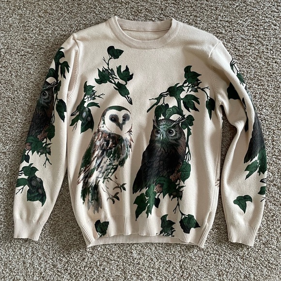 Sweaters | Owl Sweater Unisex Small | Poshmark